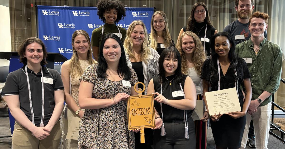 UK’s Phi Beta Kappa chapter inducts 22 new members | UKNow